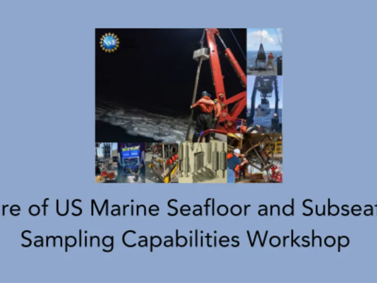 Future of US Marine Seafloor and Subseafloor Sampling Capabilities ...